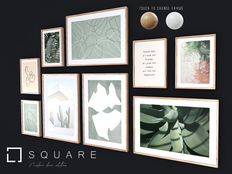 Second Life Marketplace - [ SQUARE ] - HAPPINESS Frame Collage